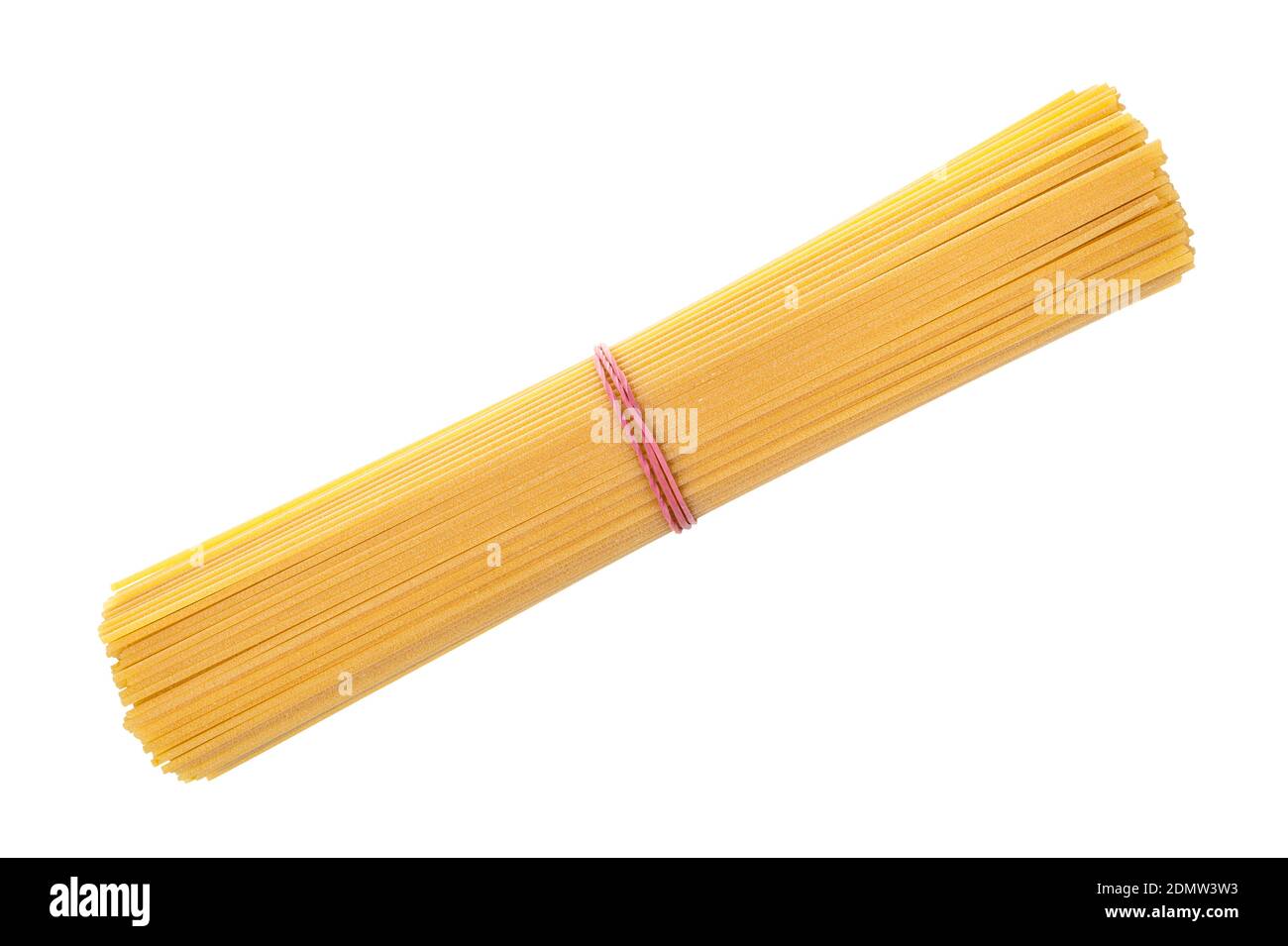 bunch of italian dried spaghetti isolated on white background Stock ...