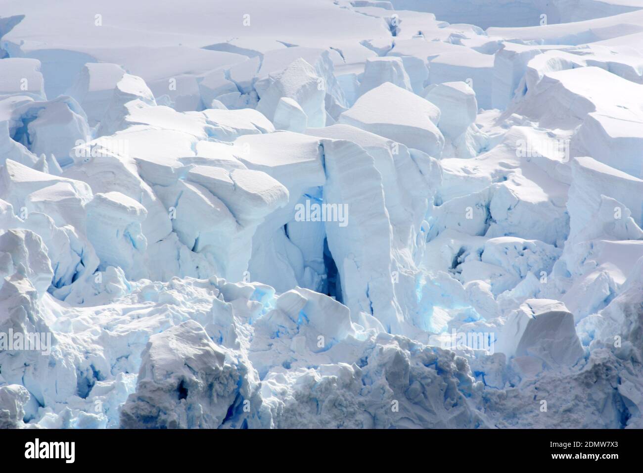 Glaciers in the bay on the Danco Coast in Antarctica Stock Photo - Alamy