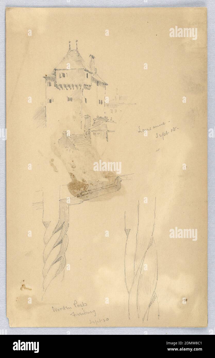 Sketches at Lausanne, Arnold William Brunner, American, 1857–1925 ...