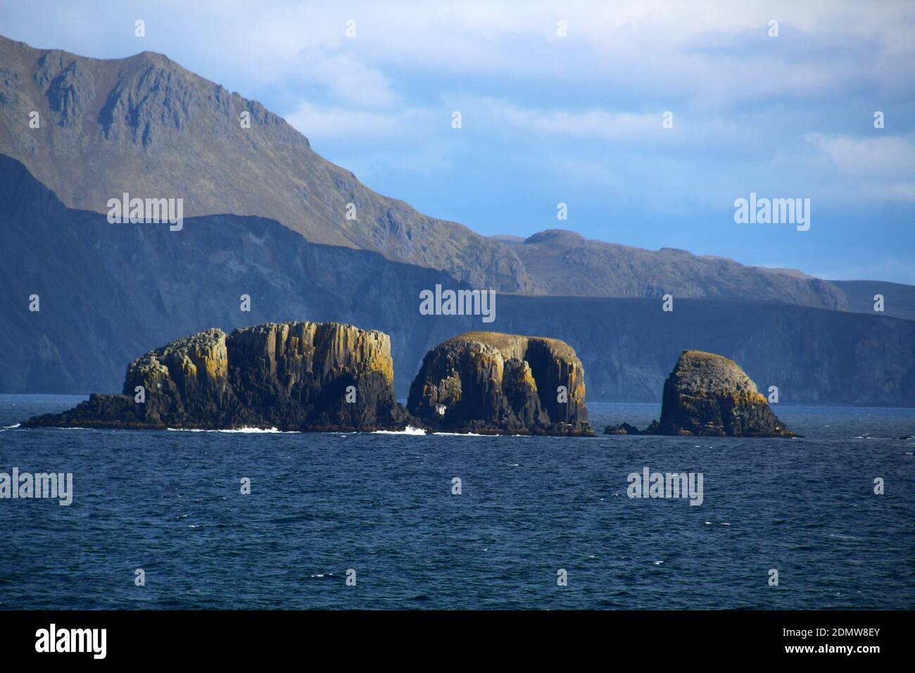 Alaska, Coast of Unga Island, Aleutian Islands, United States Stock ...