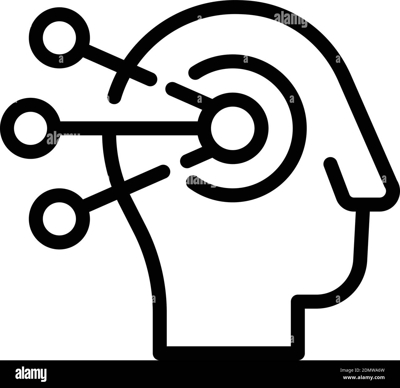 Human solutions icon. Outline human solutions vector icon for web ...