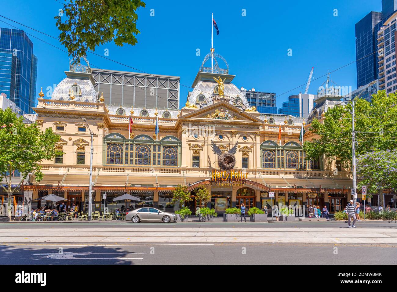 MELBOURNE, AUSTRALIA, JANUARY 1, 2020: View of Princess theatre in ...