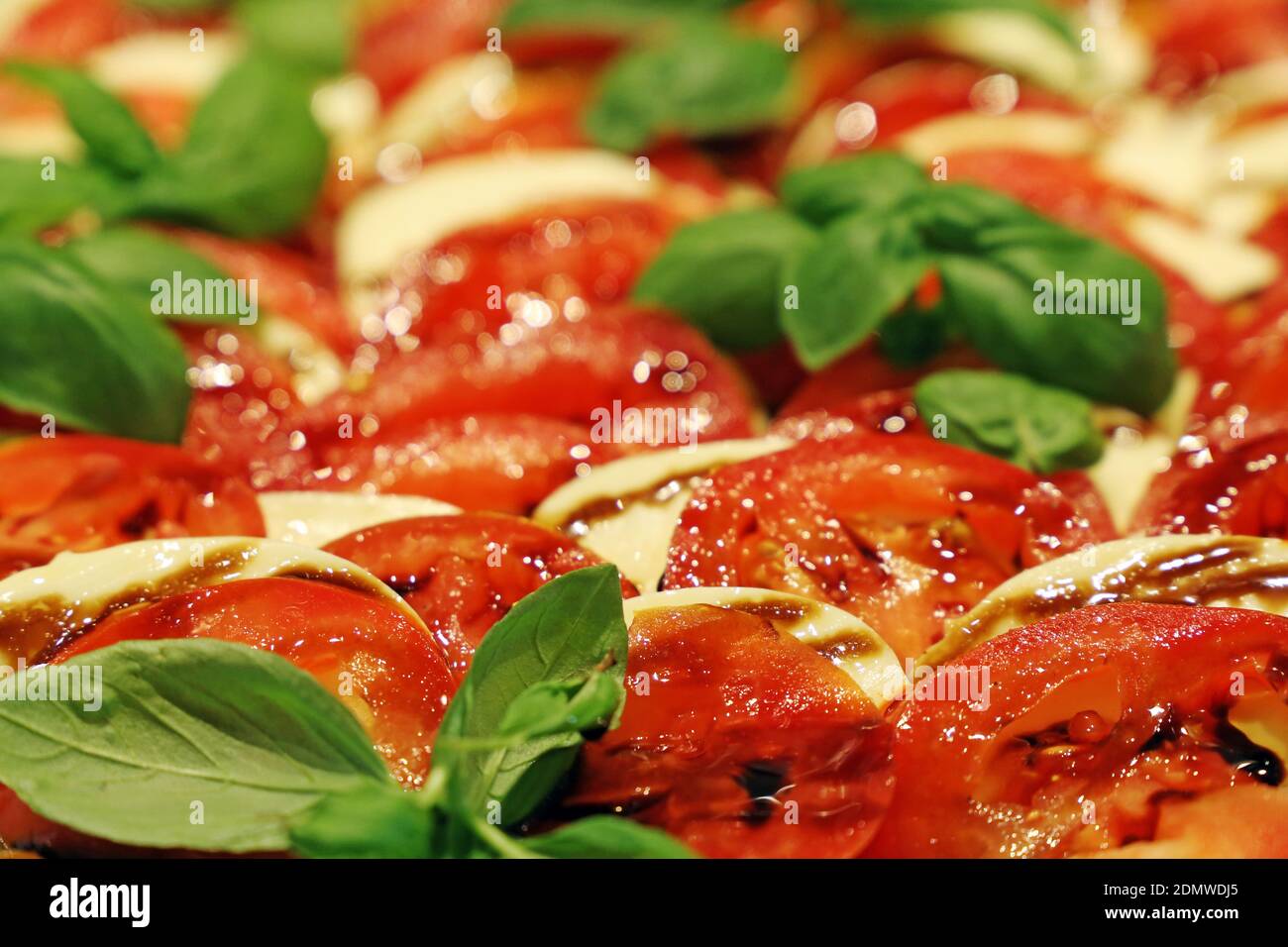 Caprese, original italian starter Stock Photo - Alamy