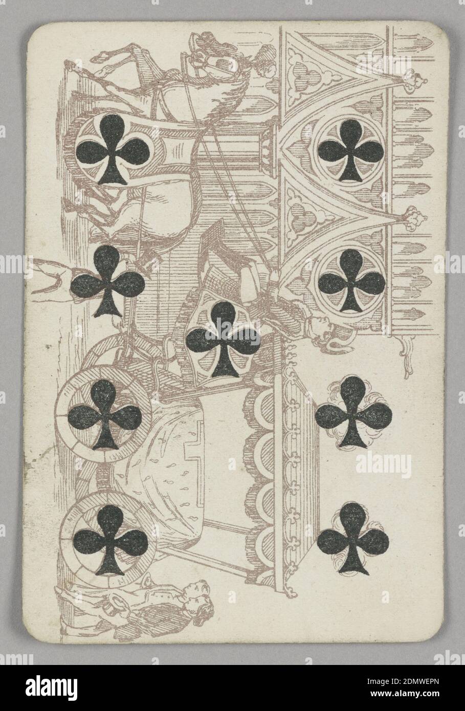 Nine of Clubs, E. Le Tellier, French, active late 19th century, B.P ...