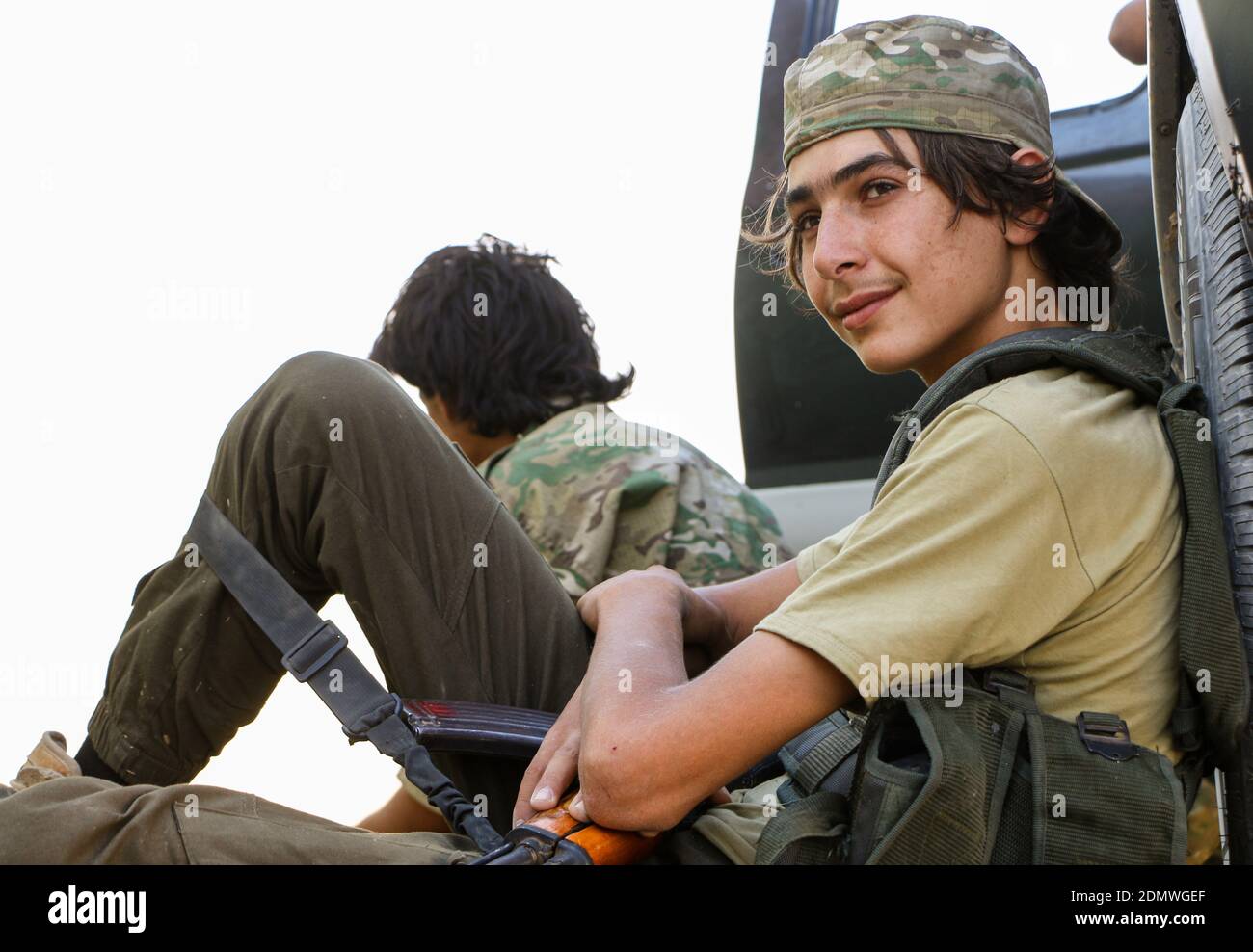 Sitting military army soldier technology communication hi-res stock ...