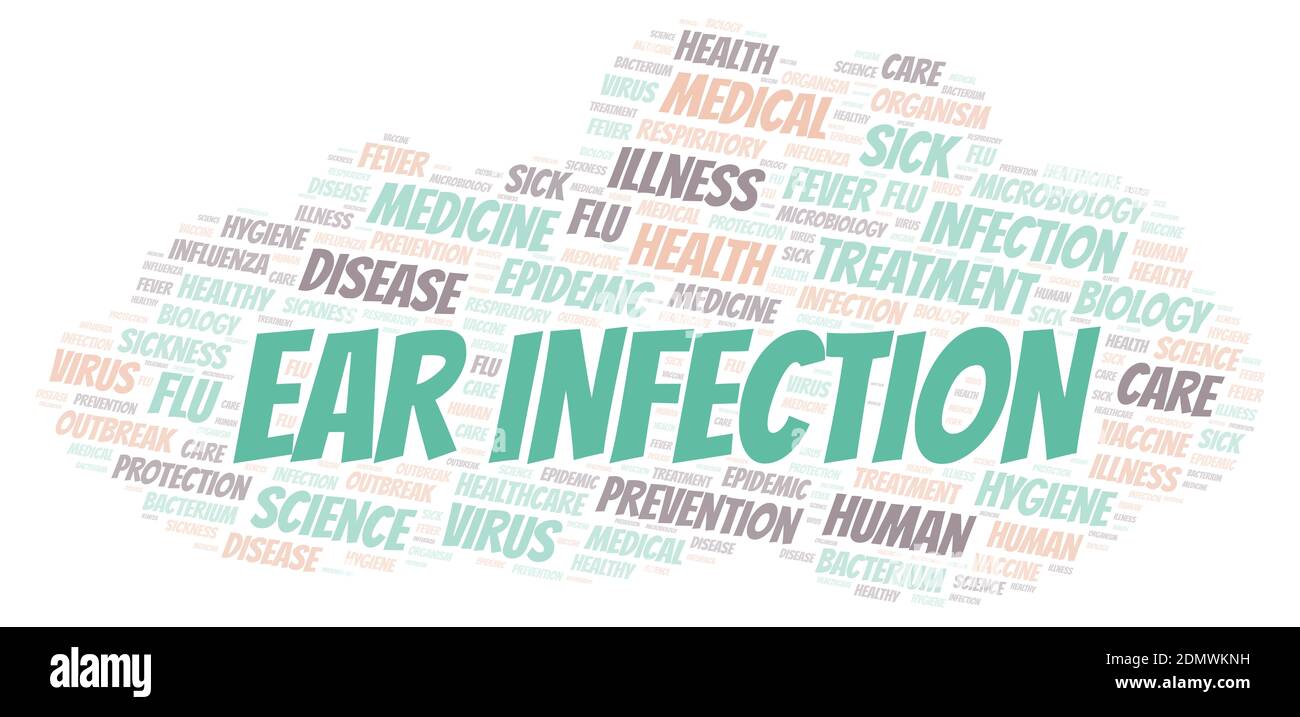 Ear Infection typography word cloud create with text only Stock Photo ...