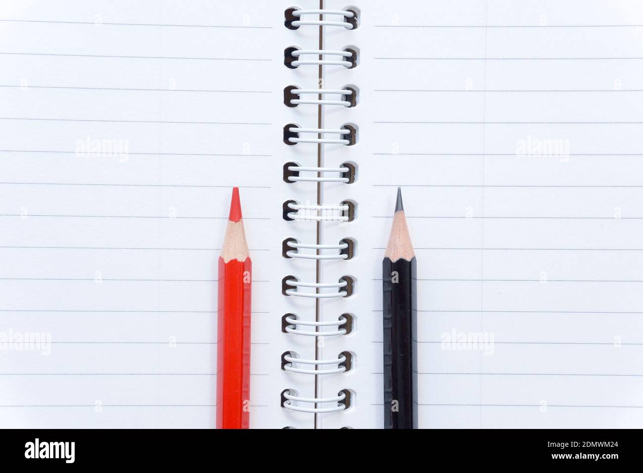 Notebook spiral full page hi-res stock photography and images - Alamy