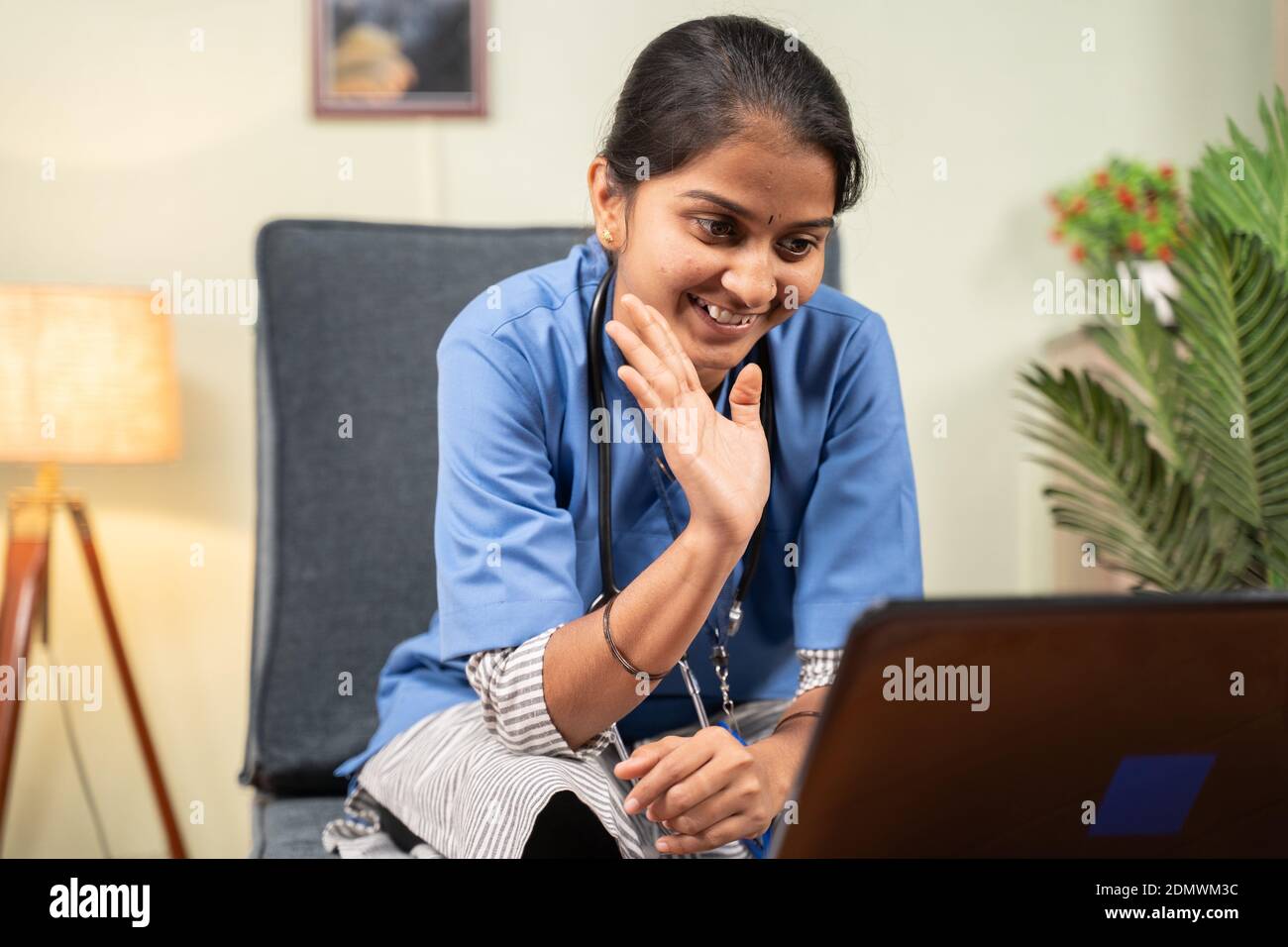 Telehealth nurse hi-res stock photography and images - Alamy