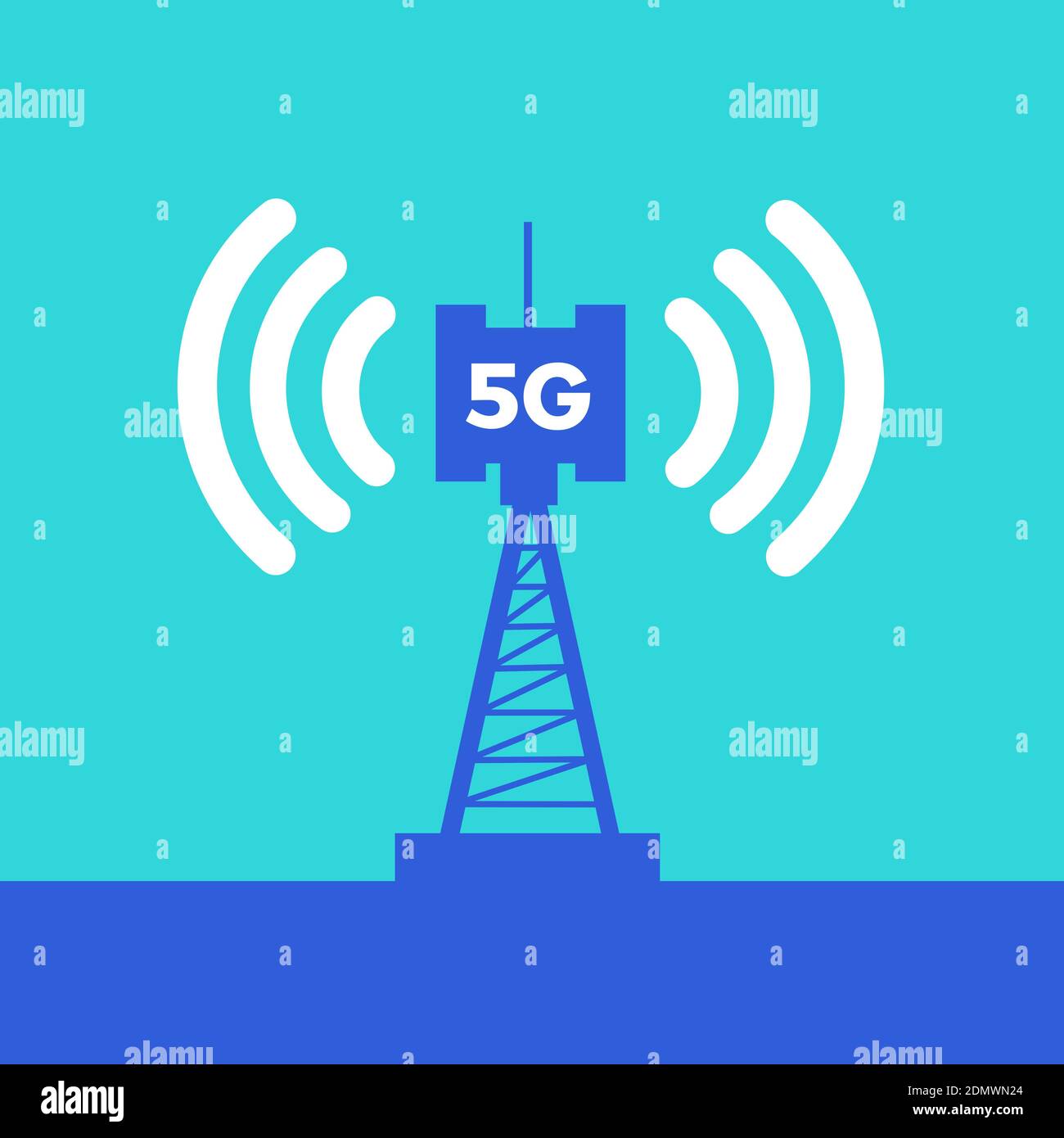 Broadcasting, transmission and distribution of internet signal from 5G ...