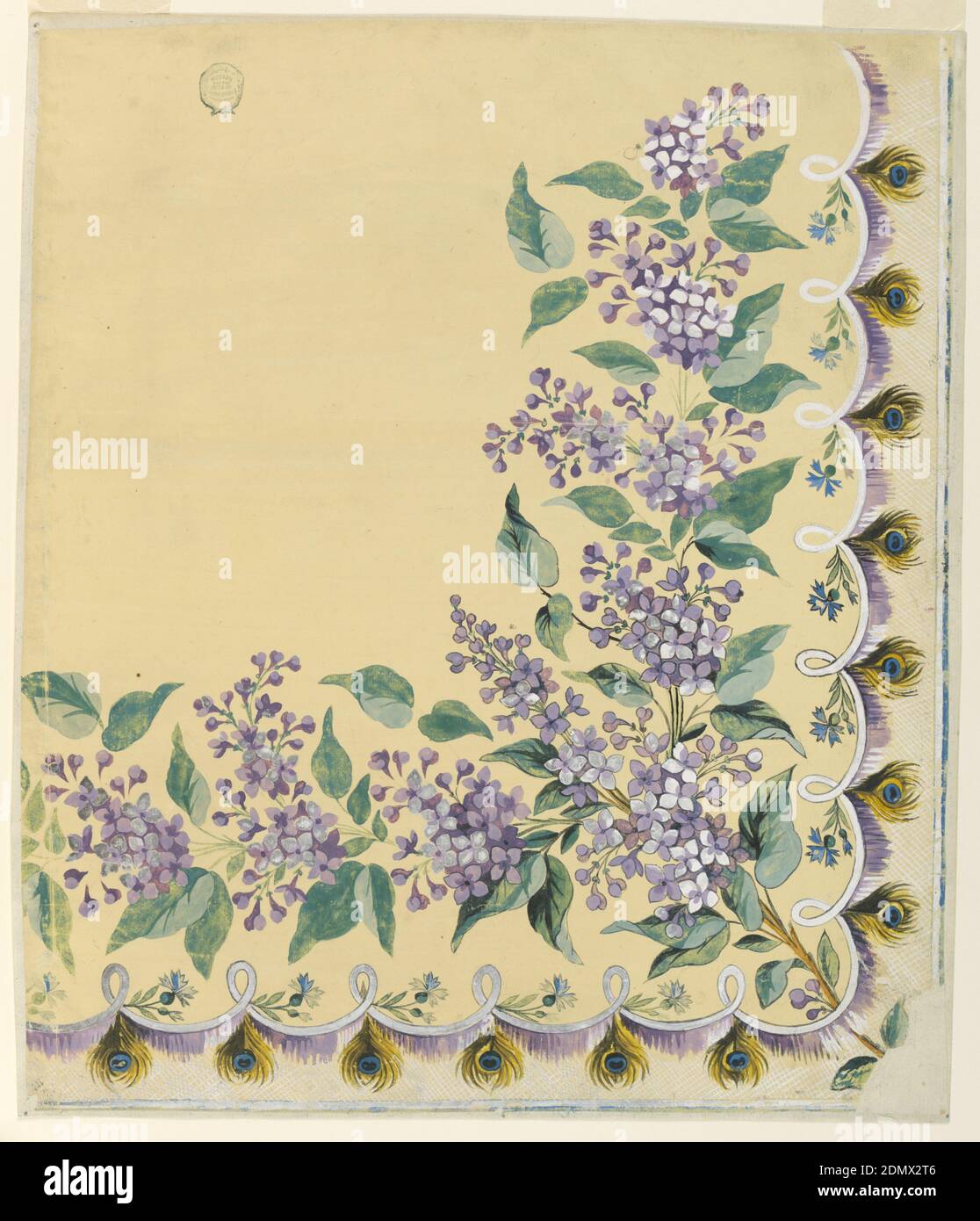 Project for a wallpaper frieze this is a drawing it hi-res stock ...