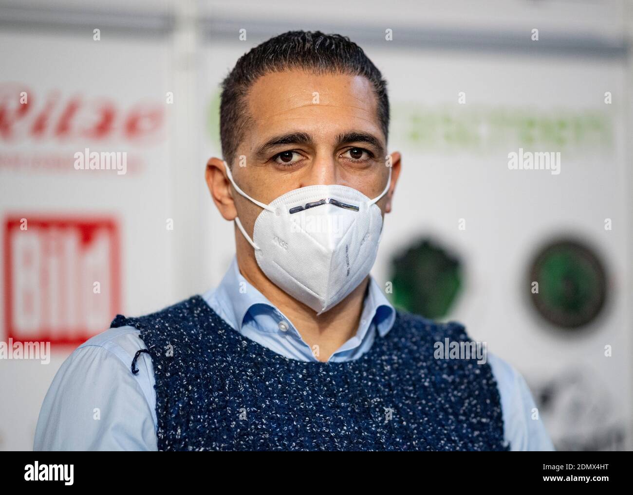 17 December 2020, Hamburg: Boxing promoter Ismail Özen-Otto sits on the ...