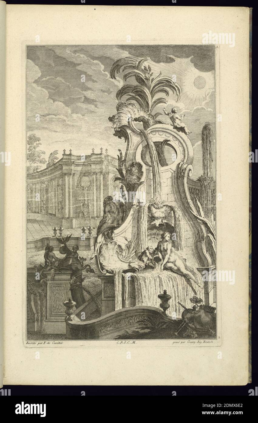Design for Fountain with Venus, François de Cuvilliés the Elder ...
