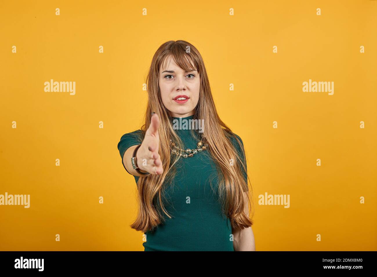 Human pulling hands to reach out each other. Almost reaching fingers ...