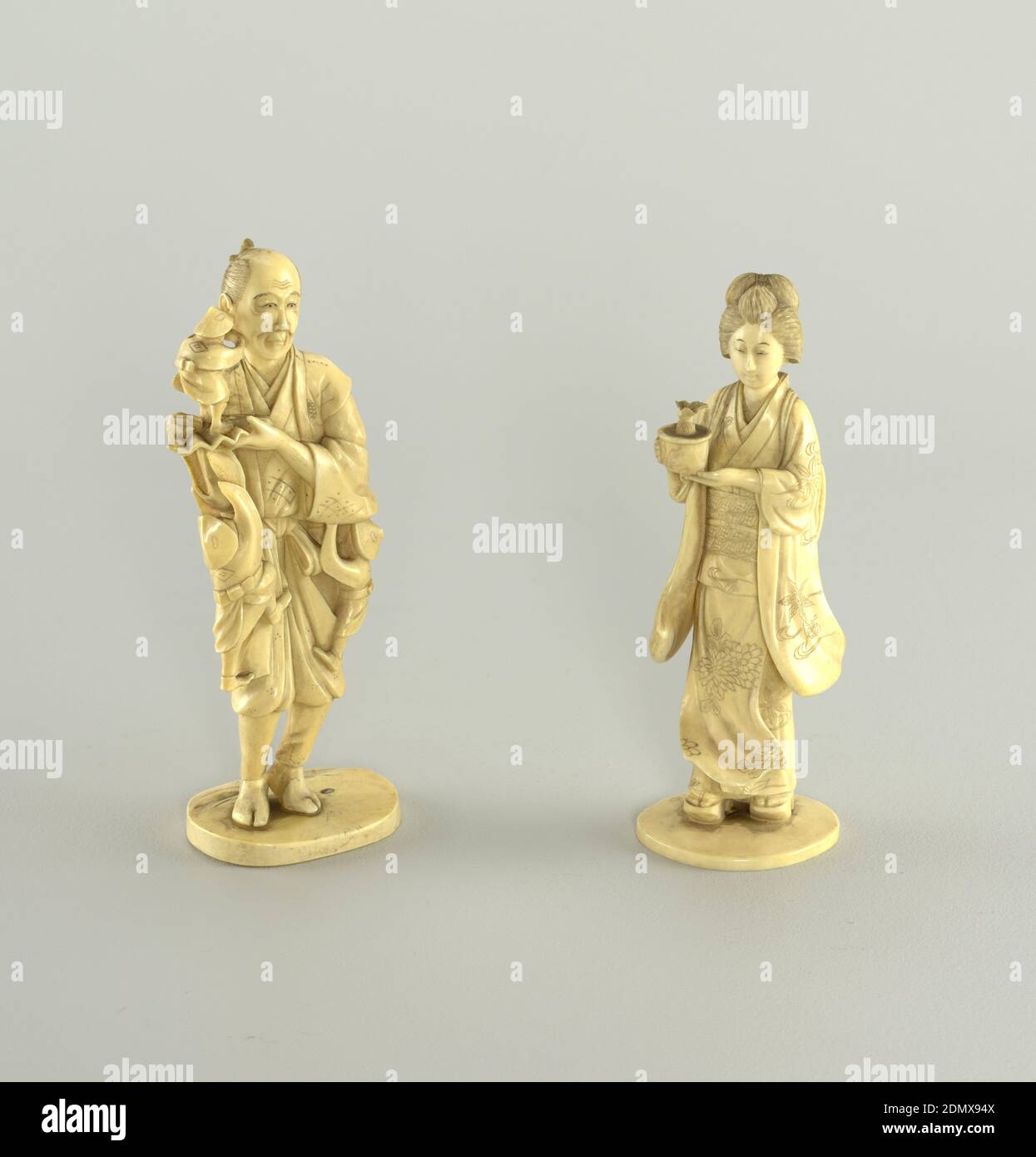 Figure, Ivory, Japan, 19th century, Decorative Arts, Figure Stock Photo ...