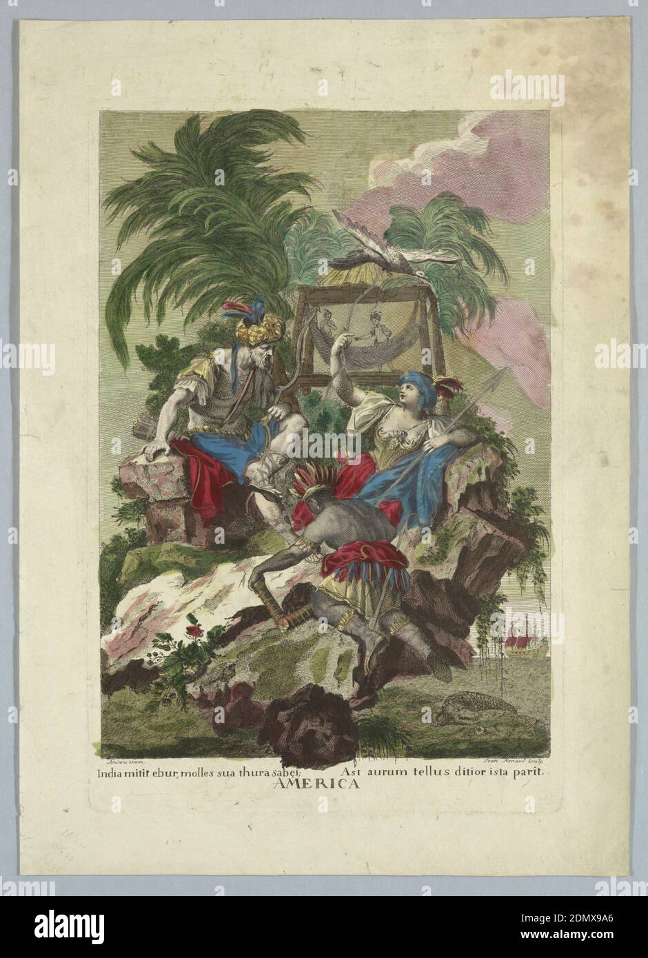 America, Giovanni Volpato, Italian, 1740 - 1803, Jacopo Amigoni, 1682 ...