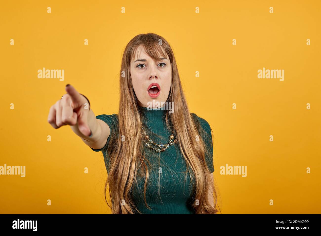 Hand pointer with forefinger pointing forward. Index finger to show ...