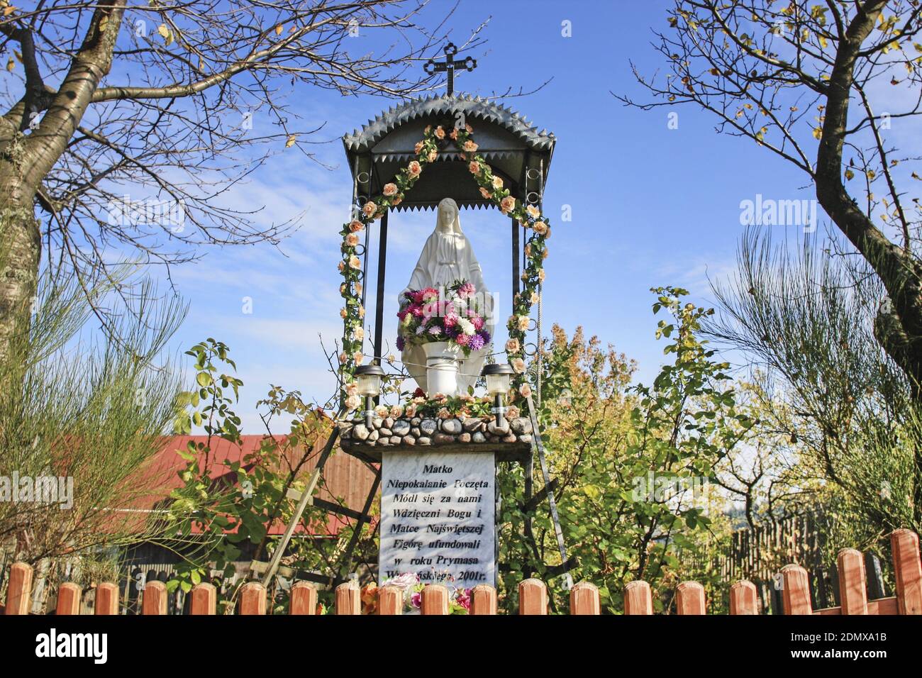 Roadside shrine in the vicinity of Zakopane, Poland Stock Photo - Alamy