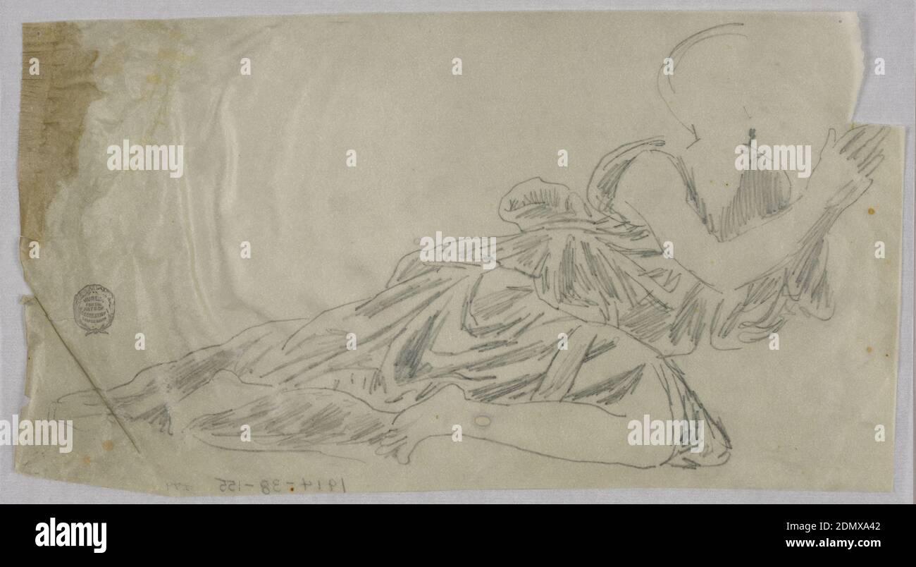 Drapery Study, Francis Augustus Lathrop, American, 1849 - 1909 ...