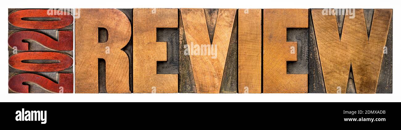 2020 review banner - annual review or summary of the recent year ...