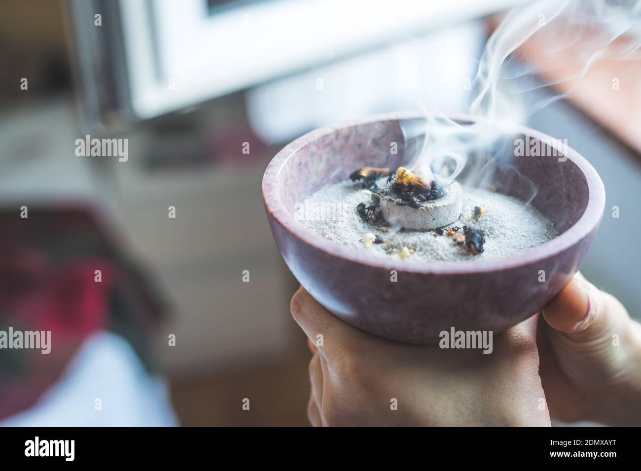 Christmas and New Year’s Ritual: Traditional esoteric incense, smoke ...