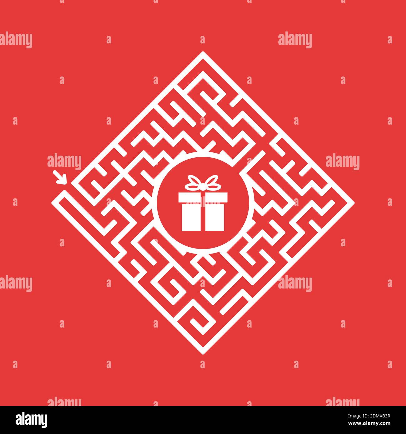 Color diamond shaped labyrinth. Game for kids. Puzzle for children ...