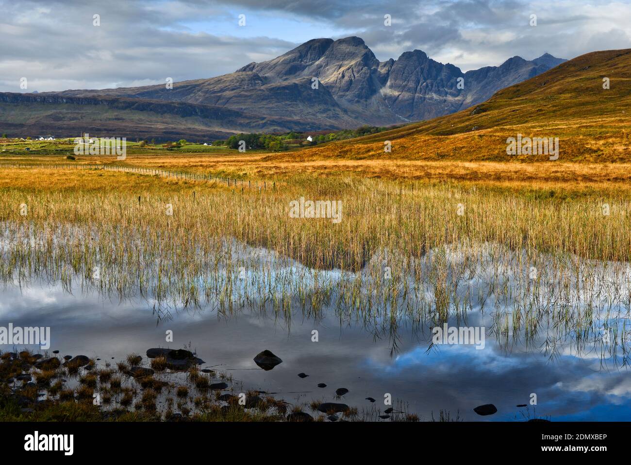 Bla Bheinn from Loch Cill Chriosd Stock Photo - Alamy