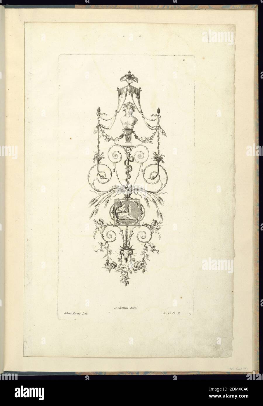 Print, P. Aubert, Imprinted lower center: J. Chereau Exc. Imprinted ...