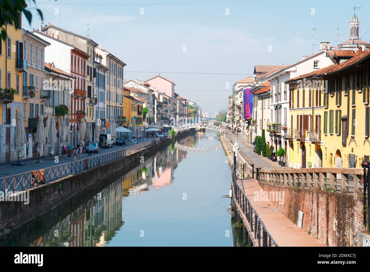 Naviglio canal of Milan, Italy Stock Photo - Alamy
