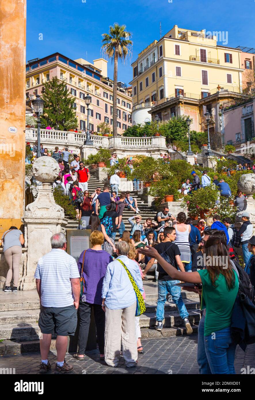 Scalinata della Trinità dei Monti, Piazza di Spagna, Rome, Italy ...