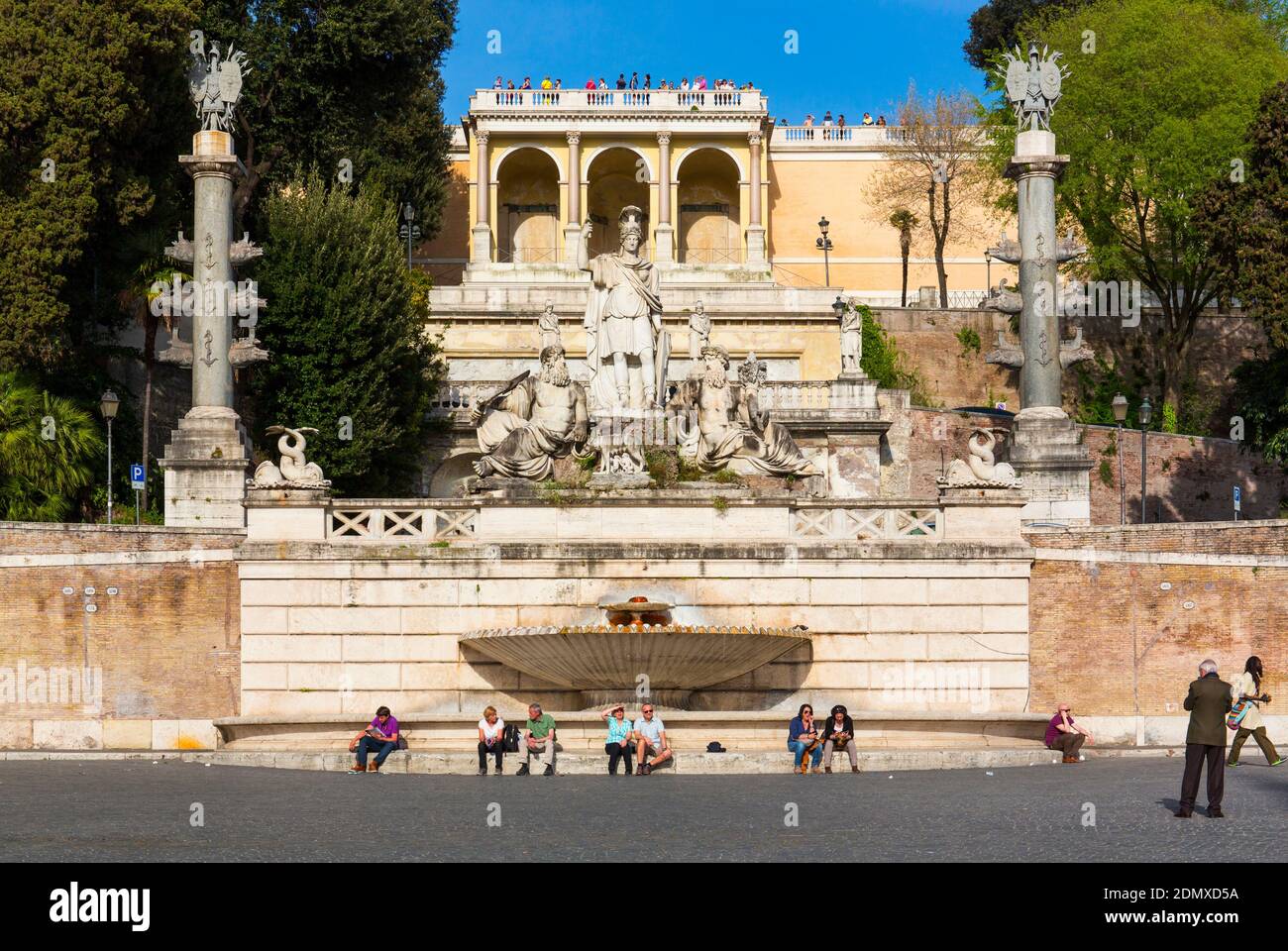 Pincio Hill, Piazza del Popolo, Rome, Italy, Europe Stock Photo - Alamy
