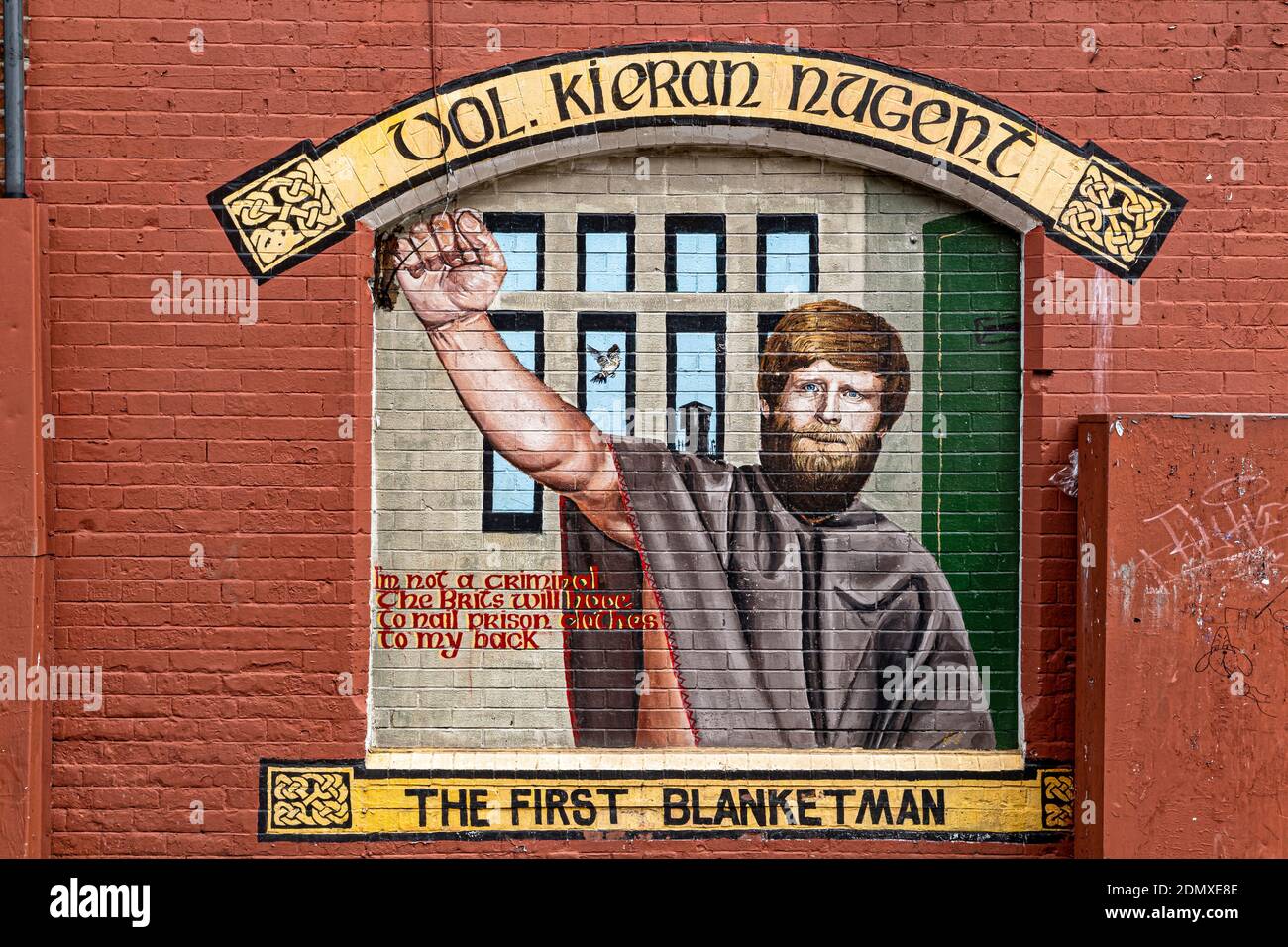 Belfast, Northern Ireland. 1st May, 2016. Graffiti and street art on ...