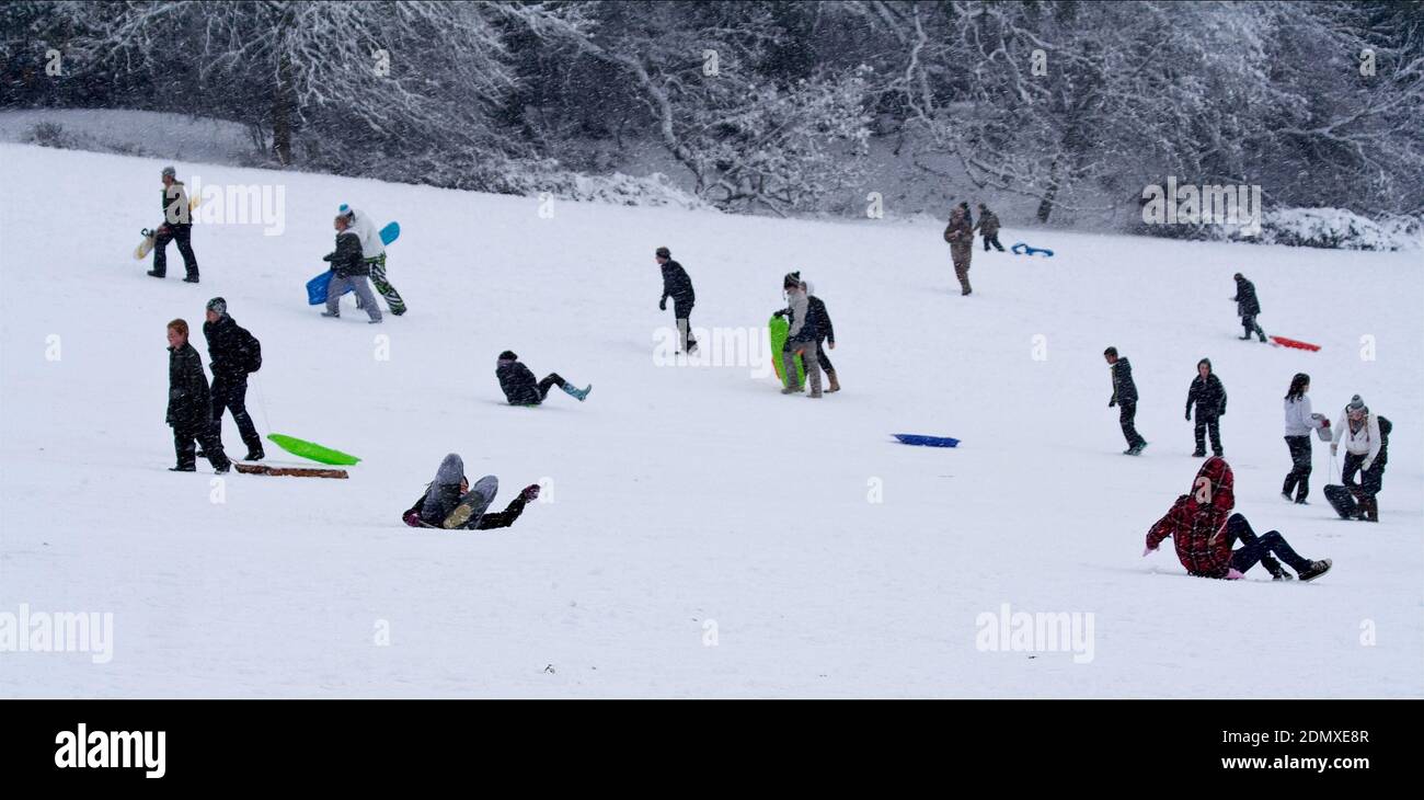 Days gone by snow games in horsham hi-res stock photography and images ...