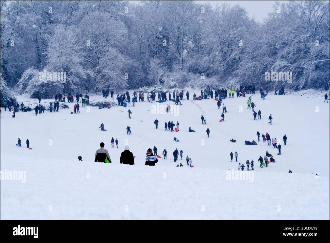 Days gone by snow games in horsham hi-res stock photography and images ...