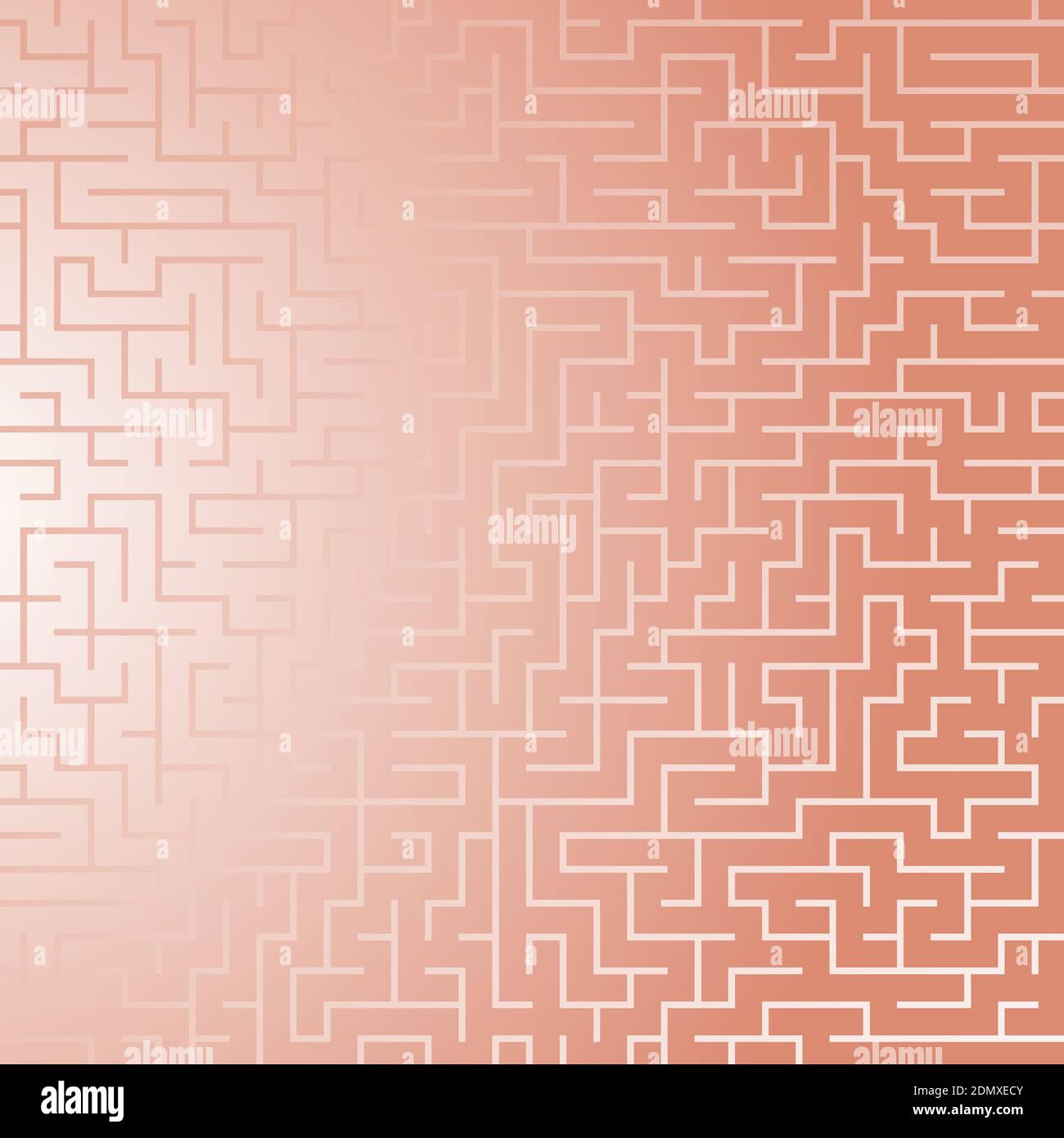 Square color maze pattern. Simple flat vector illustration. For the ...