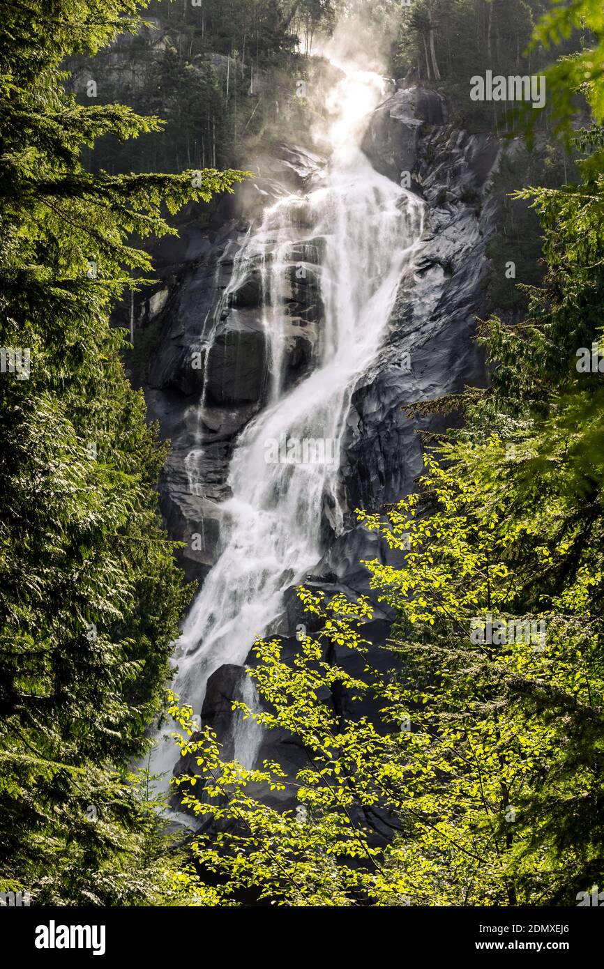 Shannon Falls in British Columbia, Canada Stock Photo - Alamy