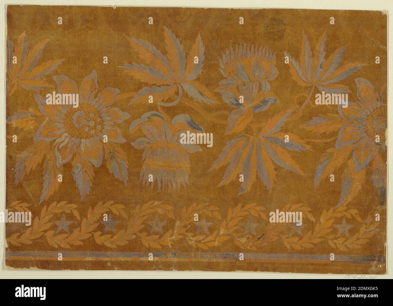 Two intertwined waved garlands hi-res stock photography and images - Alamy