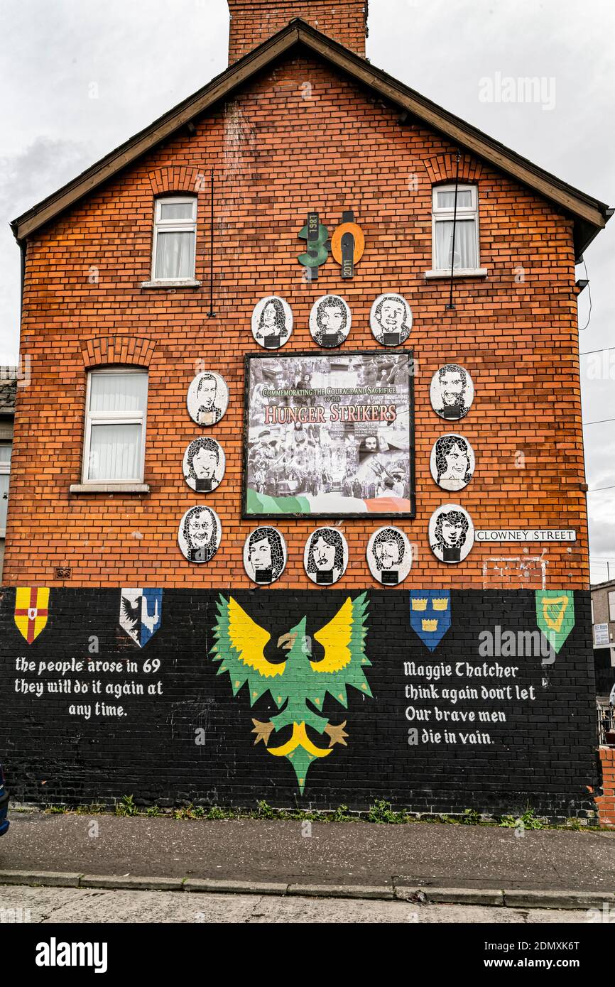 Belfast, Northern Ireland. 1st May, 2016. Graffiti and street art on ...