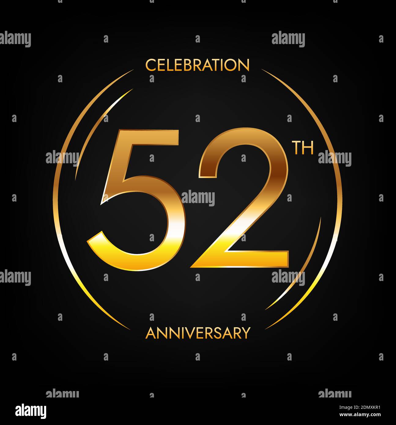 52th anniversary Stock Vector Images - Alamy