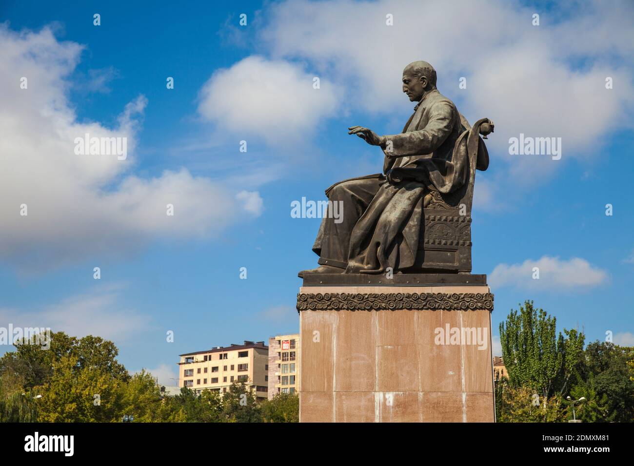 Armenia, Yerevan, Statue in the square outside the opera house Stock ...
