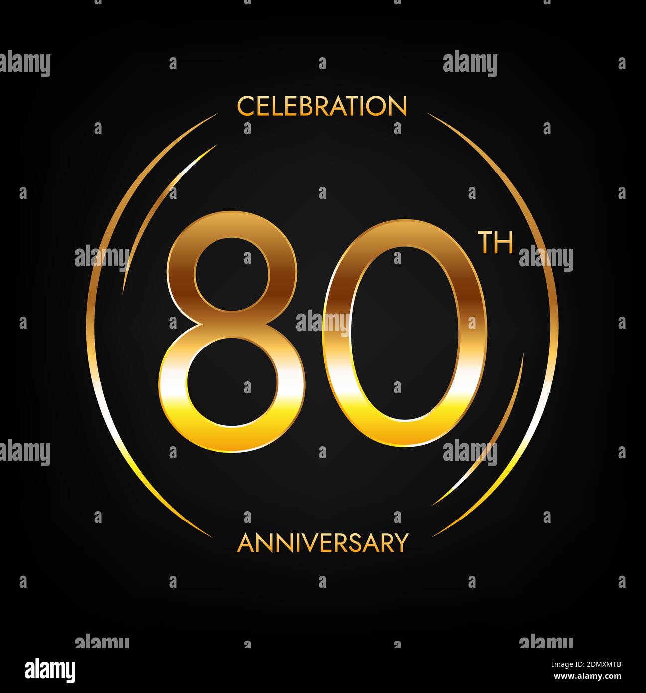 To celebrate her 80th birthday Stock Vector Images - Alamy