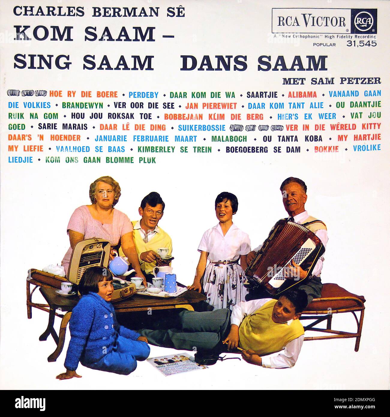 Charles Berman met Sam Petzer Kom Saam Sing Saam Dans Saam , Zuid ...