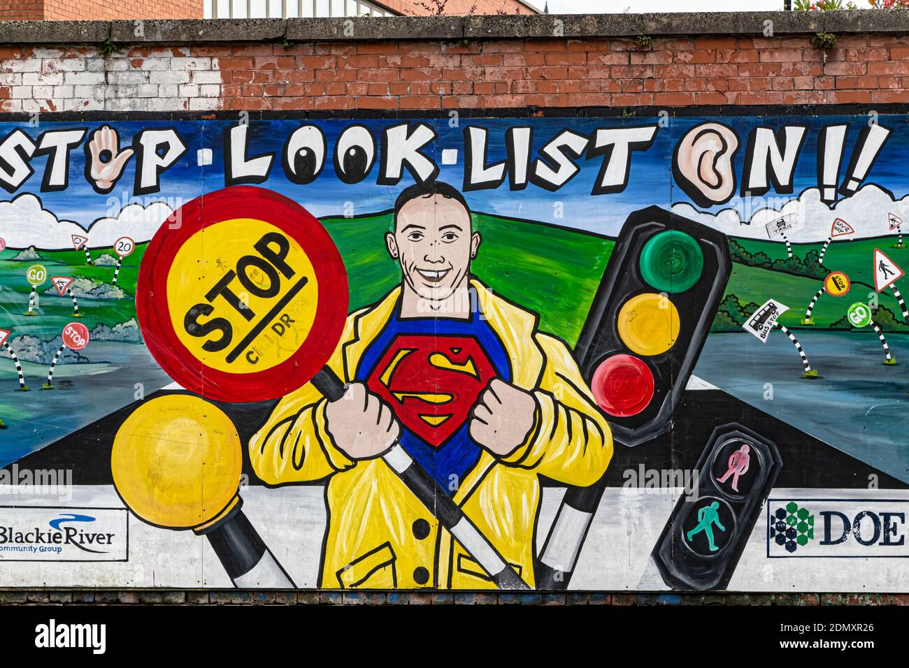 Belfast, Northern Ireland. 1st May, 2016. Graffiti and street art on ...