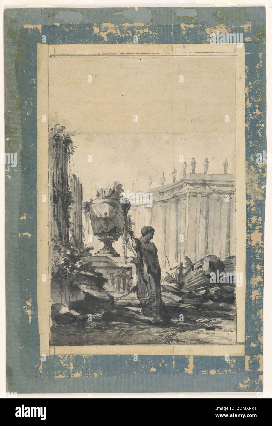 Curved colonnade visible hi-res stock photography and images - Alamy