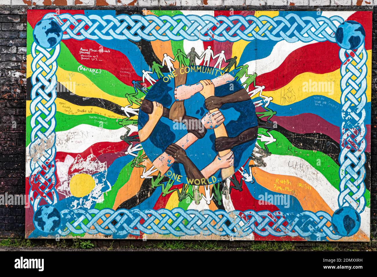 Belfast, Northern Ireland. 1st May, 2016. Graffiti and street art on ...