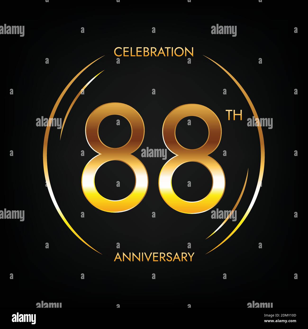 88th anniversary Stock Vector Images - Alamy