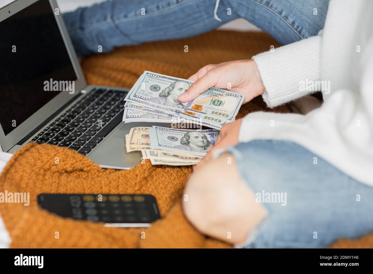 Black People Counting Money