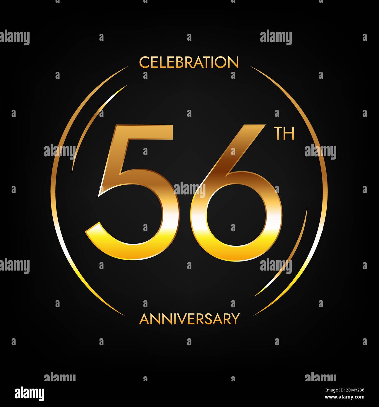 56 birthday logo Stock Vector Images - Alamy