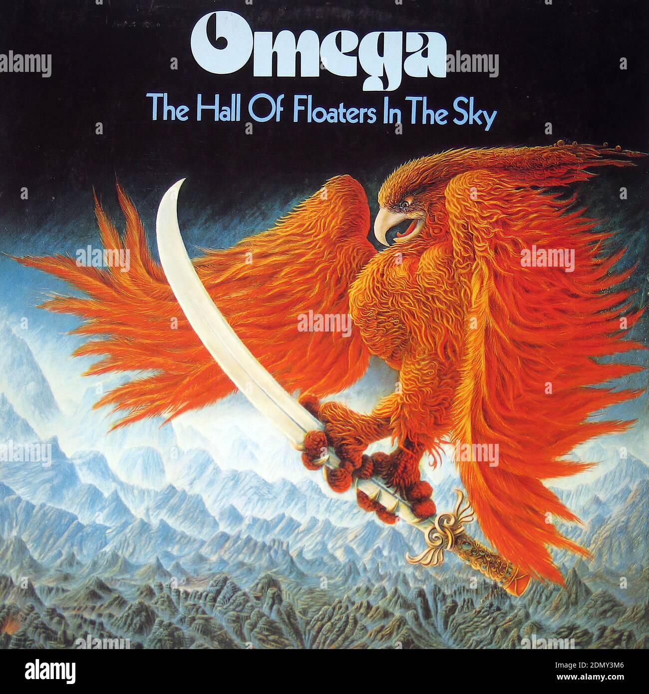 Omega Hall of Floaters in the Sky - Vintage Vinyl Record Cover Stock ...