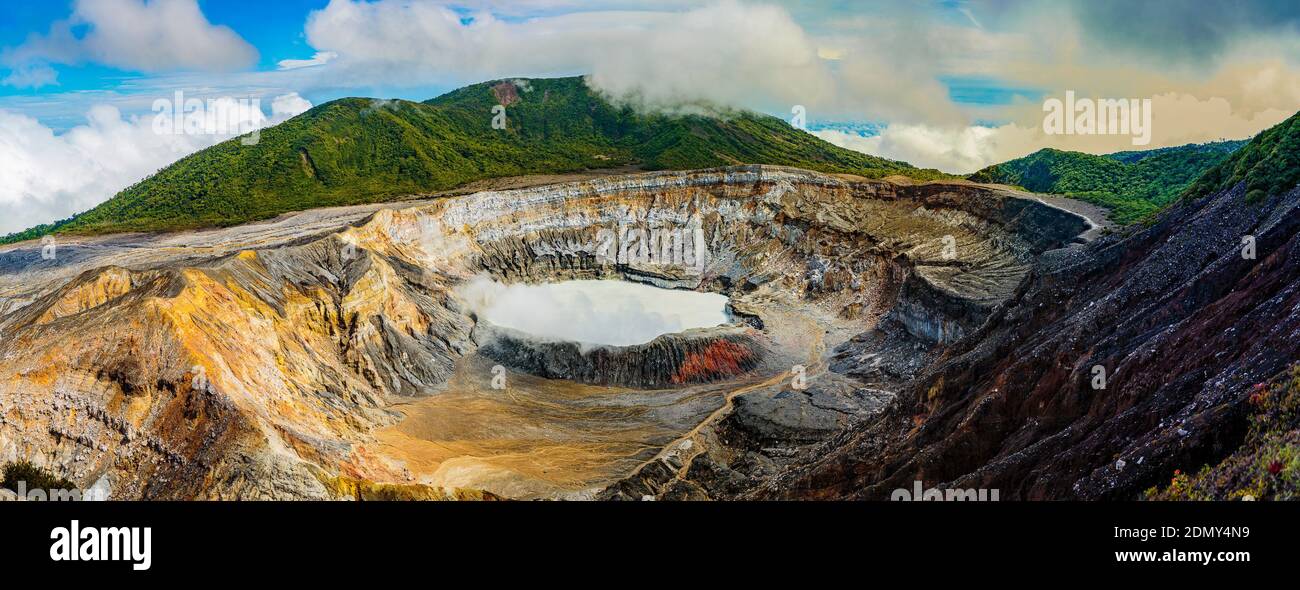 San Jose, Costa Rica - April 3, 2017: The Poás Volcano, (Spanish ...