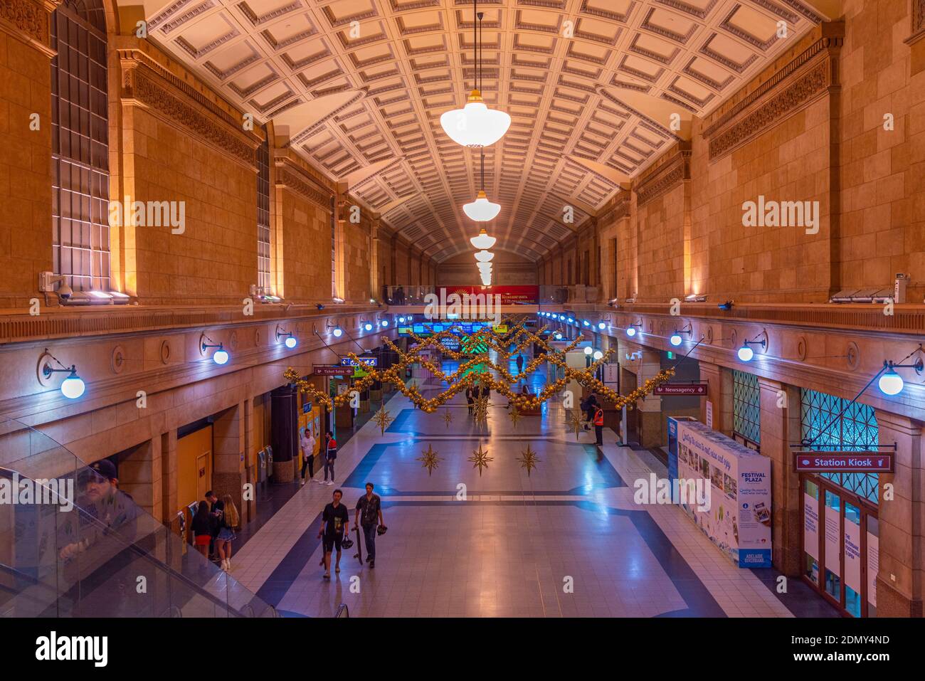 ADELAIDE, AUSTRALIA, JANUARY 5, 2020: Interior of Adelaide train ...